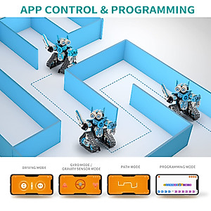 Coplus 5 in 1 STEM Robot Toy Building Kit, Erector Set for Boys 8-14 Years Old, 398Pcs App & Remote Control Blocks DIY Engineering Robotics for Kids, 6 7 9 10 11 12+ Boys & Girls Birthday Gifts Ideas