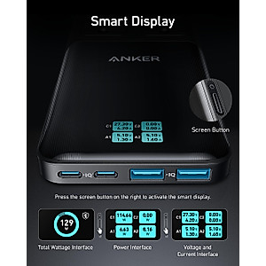 Anker Prime 6-in-1 USB C Charging Station, 140W Compact Power Strip for Work and Travel, 5 ft Detachable Extension Cord with 6 Ports, for iPhone 15/15 Plus/15 Pro/15 Pro Max(Non-Battery, Non-Wireless)