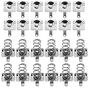 30 Pair AA AAA Battery Spring Plate Battery Positive Negative Conversion Spring Contact Nickeling Plate Accessories for Toy Cars Battery Radio Remote Control