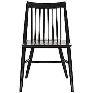 Safavieh Home Collection Wren Black 19-inch Spindle Dining Chair (Set of 2)