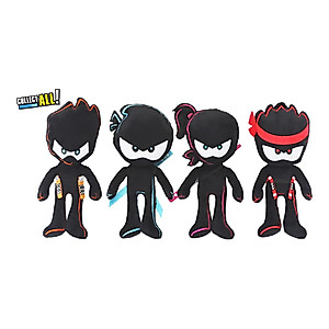NINJA KIDZ TV Plush Buddy – Payton | 12 Inch Figure | Removable Signature Toy Staff | Collectable | Great Gift & Fun Toy for Kids