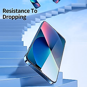 NEW'C 3 Pack Designed for iPhone 14, iPhone 13, iPhone 13 Pro (6.1 inches) Screen Protector Tempered Glass,Case Friendly Scratch-proof, Bubble Free, Ultra Resistant