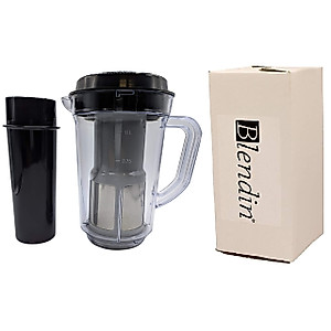 Blendin Replacement Fruit and Vegetable Juicer Attachment Pitcher Jar, Compatible with Magic Bullet Blender MB-1001, MB-1001B, MBR-1101, MBR-1701, MBR-1702, MBR-0301 Blender