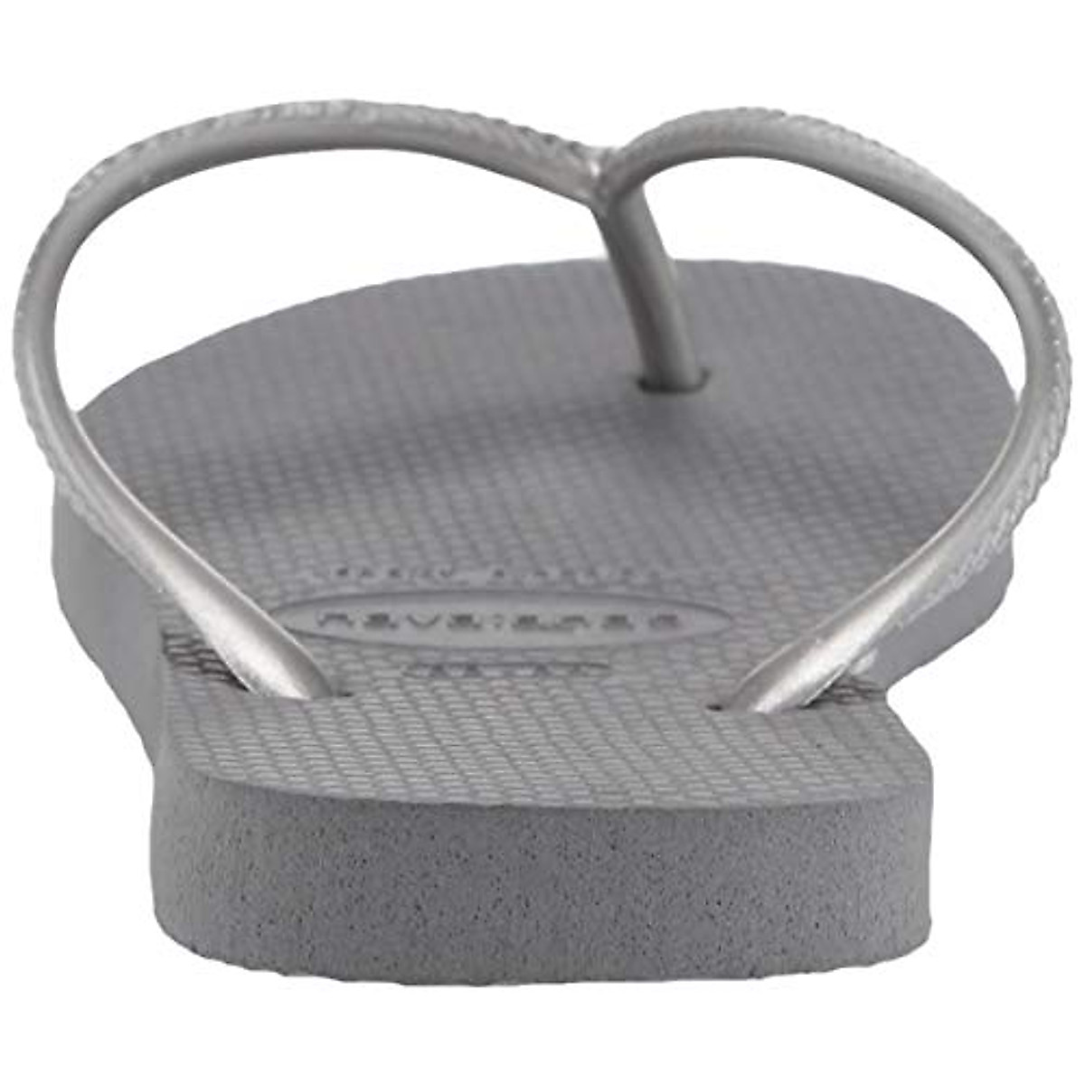 Havaianas Kid's Slim Flip Flop Sandal, Steel Grey, 3-4 M US Little Kid