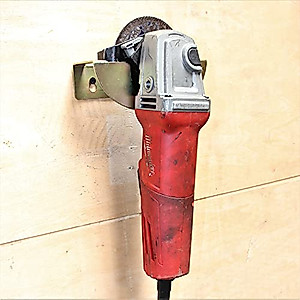 (Pack of 4) Angle Grinder Holder Tool Wall mount Bracket for 5inch Grinder