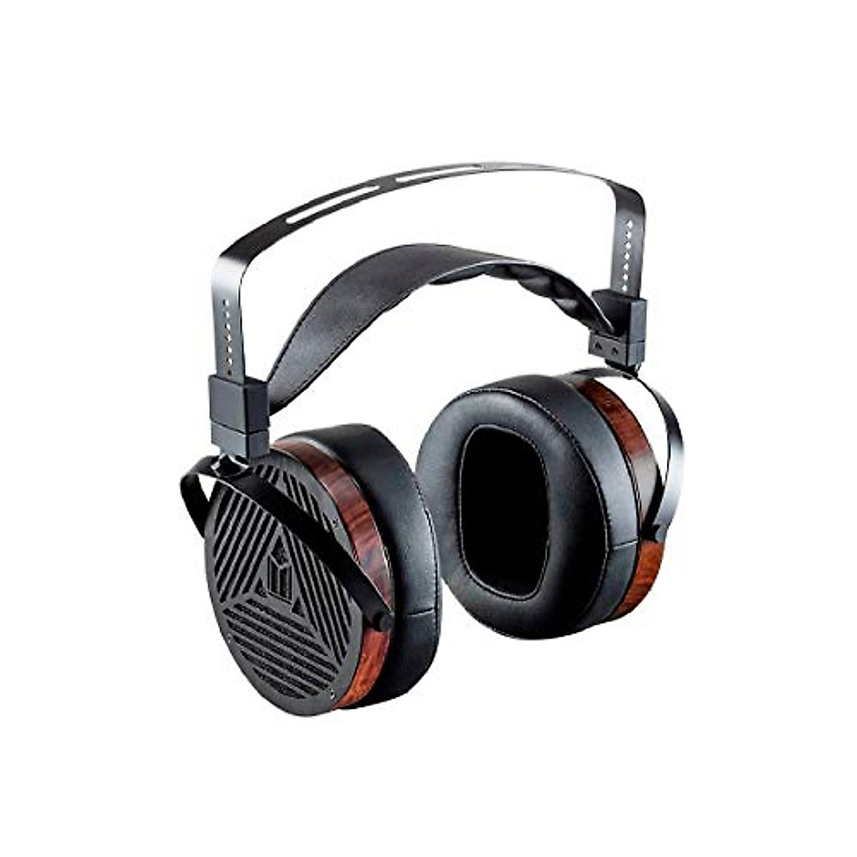 Monolith M1060 Over Ear Planar Magnetic Headphones - Black/Wood With 106mm Driver, Open Back Design, Comfort Ear Pads For Studio/Professional