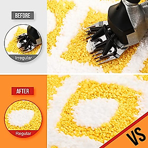 350W Carpet Trimmer Tufting Trimmer Carpet Carving Clippers Speed Adjustable Electric Rug Carver High Power Rug Tufting Shears Carpet Carving Tool for Handmade Rug Clean and Tufted Carpet Rug