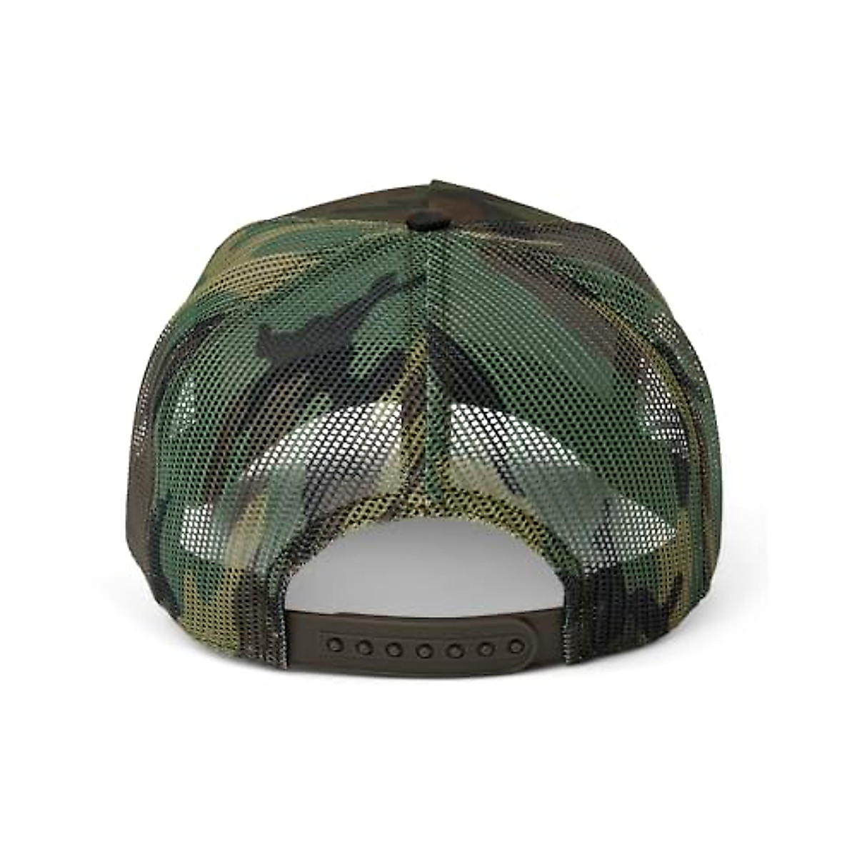 Happy Dad Trucker Hat, Camo, Trendy Mens Hats with Breathable Mesh Back, Adjustable Snap Closure, Birthday Gifts for Men and Women, Snapback Cap