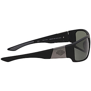 Harley Davidson Eyewear HD0912X Sunglasses - Matte Black Frame, Smoke Lenses, 64 mm HD0912X6402A