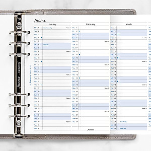Filofax 2024 A5 Year Planner vertical 24-68501