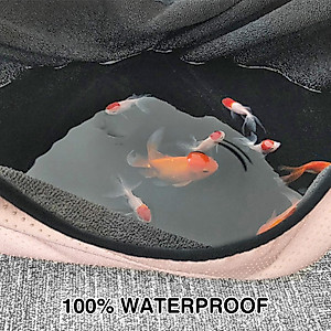 Leader Accessories Grey Waterproof Towel Auto Car Seat Cover Protector Machine Washable - Fit Yoga Running Crossfit Athletes Beach Swimming Outdoor Sports