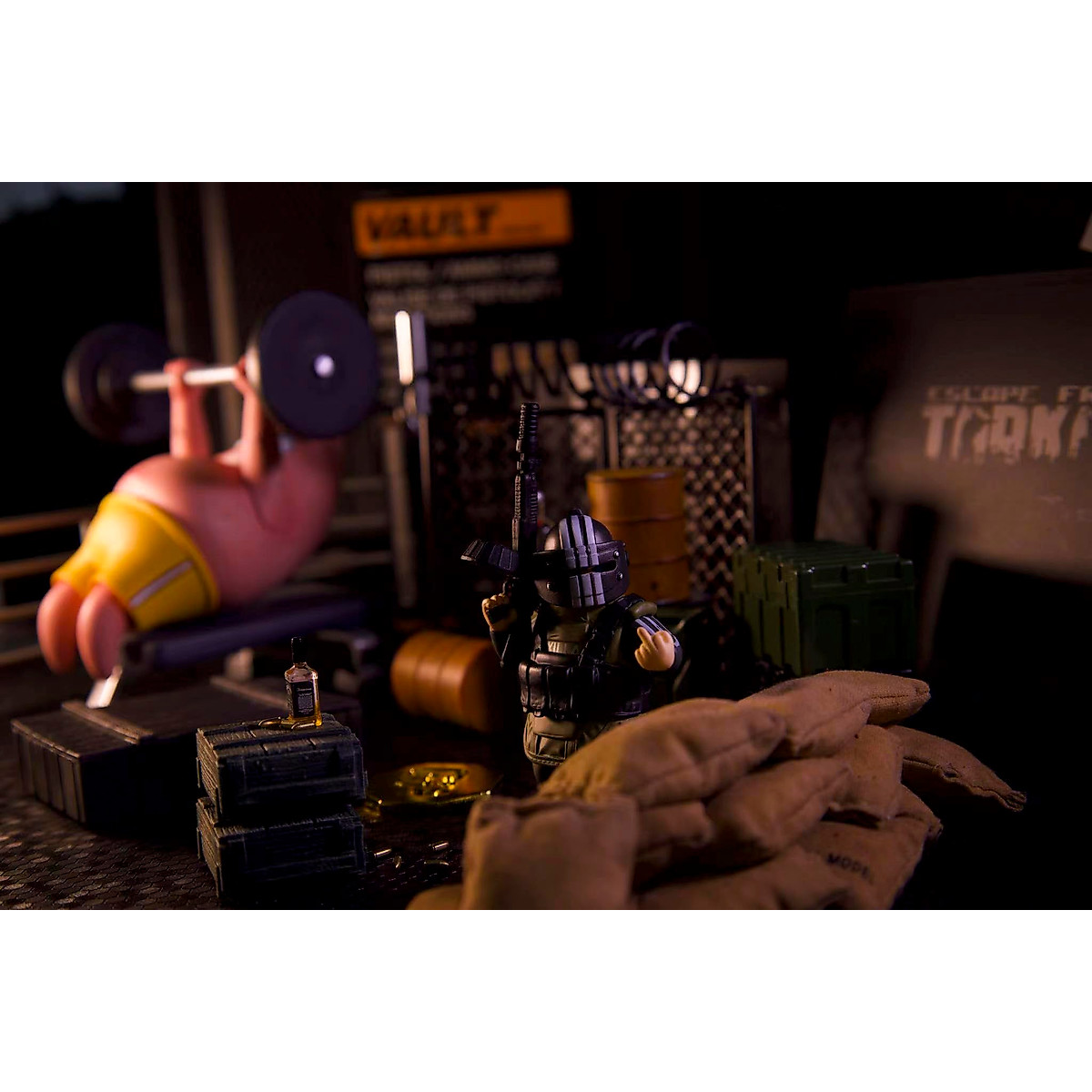 Surrta Little Killa Escape from Tarkov 3D Figure KIBA Owner's Collection(Helmet Not Included)