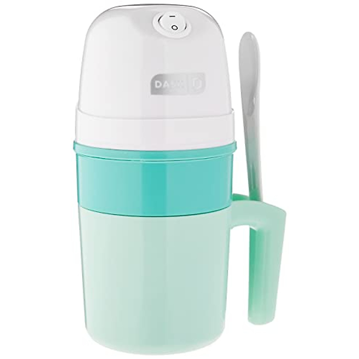DASH My Pint Electric Ice Cream Maker Machine for Gelato, Sorbet + Frozen Yogurt with Mixing Spoon & Recipe Book (Organic, Sugar Free, Flavored Healthy Snacks + Dessert for Kids & Adults) 0.4qt - Aqua