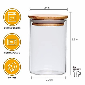 5.7 OZ Spice Jars,16 Pack Glass Spice Jars with Labels and Chalk,Seasoning Containers for Spice,Sugar,Salt,Coffee,Tea