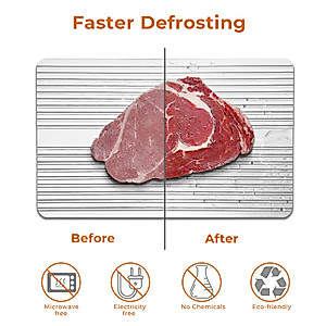 Linoroso Kitchen Tools Set - Cutting Boards for Kitchen with Defrosting Tray and 7 Pieces Nylon Elevate Kitchen Utensil Set with Exquisite Rotating Stand