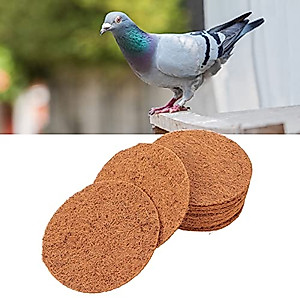 HEEPDD Breathable Dry Grass Mattress, 10Pcs Replacement Bird Nesting Pads Breeding Nests Bird Eggs Mat Coconut Fiber Mat