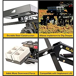 Black Boar UTV Basket for Adding Additional Weight to ATV Implements (66006)