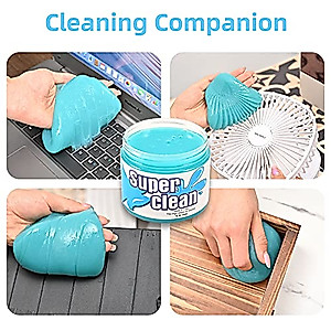 Tocxoe Cleaning Gel 2 Boxed Blue Gel can Remove Dirt from The Keyboard Inside The car and Reuse it