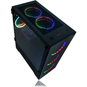 Alarco Gaming PC Desktop Computer Intel i7 3.40GHz,16GB Ram,1TB Hard Drive,Windows 10 pro,WiFi Ready,Video Card Nvidia GTX 750 4GB, 6 RGB Fans with Remote