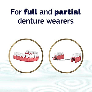 Fixodent Pure Strength Secure Denture Adhesive Cream for Full and Partial Denture Wearers, 2.4oz (Pack of 4)
