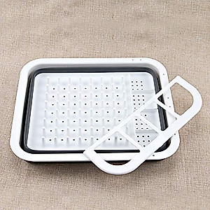 LUOYIMAO Collapsible Drying Dish Storage Rack Portable Dinnerware Organizer ，Collapsible Drying Dish Rack | SINKWARE Collection | Easy Storage