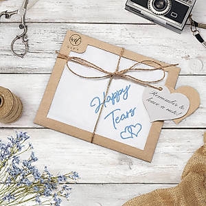 Mother Of The Bride Gifts Something Blue For Bride On Wedding Day Handkerchief I Happy Tears