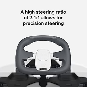 Segway Ninebot S-Plus Smart Self-Balancing Electric Scooter, Remote Control and Auto-Following Mode, White & Segway Ninebot Electric GoKart, 13.7 Miles and 10MPH, W. Capacity 220lbs