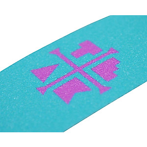 Teak Tuning 3PK Premium Fingerboard Skate Grip Tape, Cotton Candy Logo Edition - 38mm x 114mm - Set of 3 Sheets - Adhesive Backing