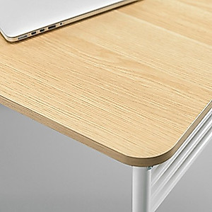 Zinus Connie Metal Framed Desk in Cream