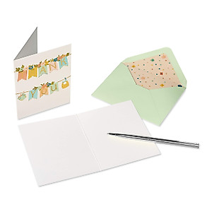 Papyrus Baby Thank You Cards with Envelopes, Floral (20-Count)