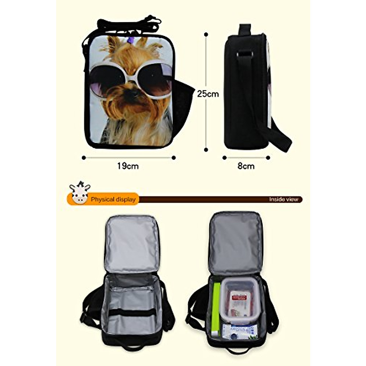 Generic Galaxy Printed Lunch Bags for Kids Insulated Lunch Box Cooler for Adult