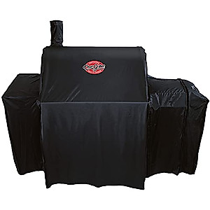 Char-Griller 5555 Grill Cover, Fits Models: 3018, 2121, 2222, 2828, 2727, 2929, 1224, E1224, 1329, 1334, Black