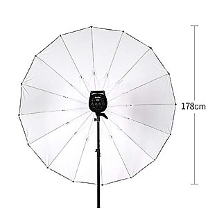 Godox 70 inch 178cm Black White Reflective Umbrella Studio Photography Umbrella with Large Diffuser Cover (1PCS)