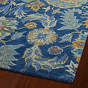 Kaleen Rugs Helena Hand-Tufted Area Rug, Blue/Multi, 2' x 3'