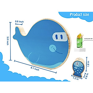 Dailyfunn Montessori Toy 4-in-1 Magnetic Fishing Game Stacking Blocks Lacing Beads Toys for Toddlers-Kids