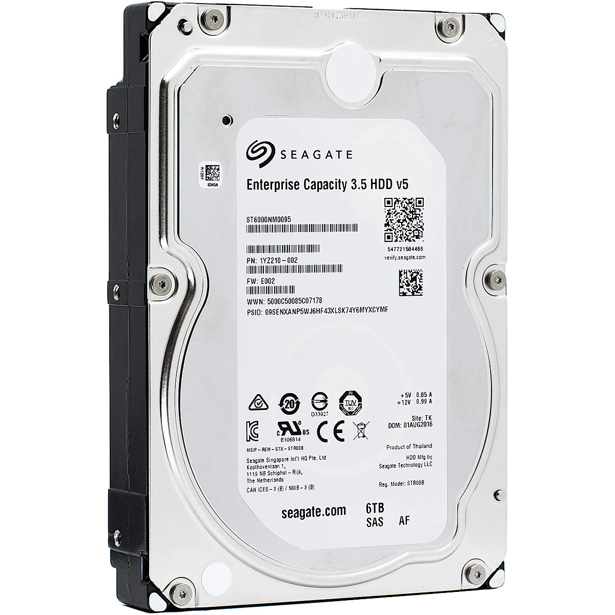 Seagate ST6000NM0095 6 TB 3.5in Internal Hard Drive (Renewed)