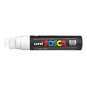 UNI POSCA PC-17K PACK OF 5 - WHITE