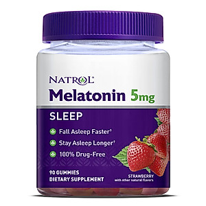 Natrol Melatonin 5Mg Gummy, 90 Count