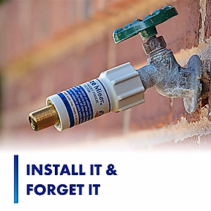 Freeze Miser - Outdoor Faucet Freeze Protection | Durable Replacement for Faucet Covers for Winter - Freeze Proof Outdoor Faucet Protector - Low Maintenance & Easy to Install - Saves Water