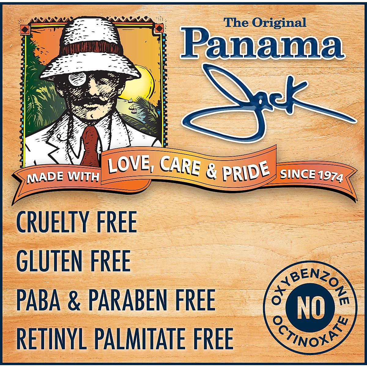 Panama Jack Sunscreen Tanning Lotion - SPF 4, PABA, Paraben, Gluten & Cruelty Free, Antioxidant Moisturizing Formula, 6 FL OZ (Pack of 1)