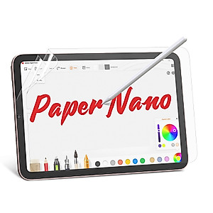 bersem 2 Pack Paperfeel Screen Protector Compatible with iPad Mini 7 2024(A17 Pro)/iPad Mini 6 2021(8.3 inch), Matte PET Film for Drawing, Anti-Glare
