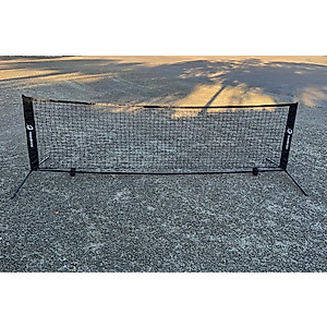 Portable Quick Set Mini Tennis Net 10ft for Padel Tennis net, Tennis net, Pickleball net on Driveway Backyards with Carrying Bag (10 ft)