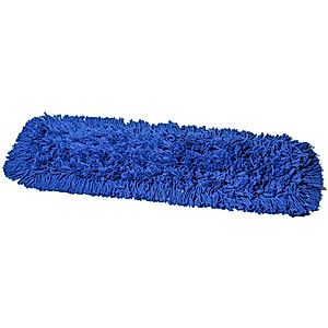 24 Inch Yellow Dust Mop with Wood Handle and 24 Inch Dust Mop Refill Bundle - 1 Mop Sets and 4 Refills