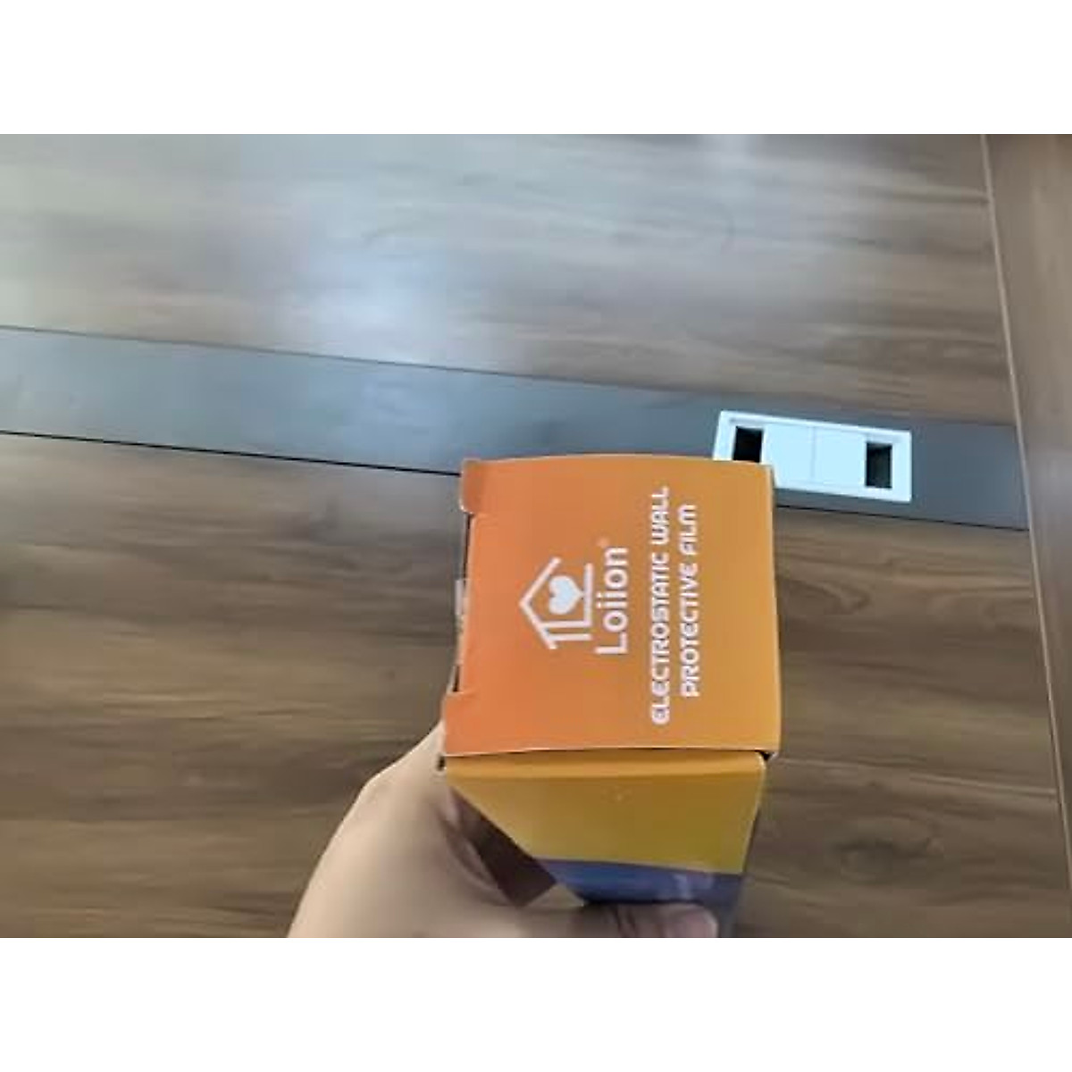 Clear Wall Protector, Electrostatic Wall Protective Film, Transparent Static Cling Plastic Stickers for Kitchen & Office from Bin, Chair Back, Furniture, Door, Dog, Cat 6.6 ft