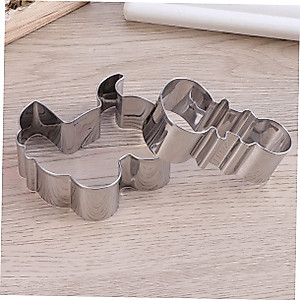 Abaodam Kids Kits Diy Chocolate Cutter Baby Shower Chocolate Metal Cookie Cutters Fruit Embossed Mini Cookie Biscuit Cutter Mould Baby Crackers Biscuit Mold Die Cutting Short Sleeve Child