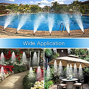 Mister System for Outside Patio - Misting Cooling System - 50 FT (15M) Misting Line + 15pcs Brass Mist Nozzles + a Faucet Connector (3/4" and 1/2") - Patio Misting System for Garden Greenhouse