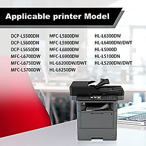 TN850 High Yield Toner Cartridge: DOPHEN 2PK Compatible TN-850 High Yield Toner Cartridge,TN8502PK Replacement for Brother DCP-L5500DN L5600DN MFC-L6700DW L6750DW HL-L6200DW/DWT L6250DW Printers