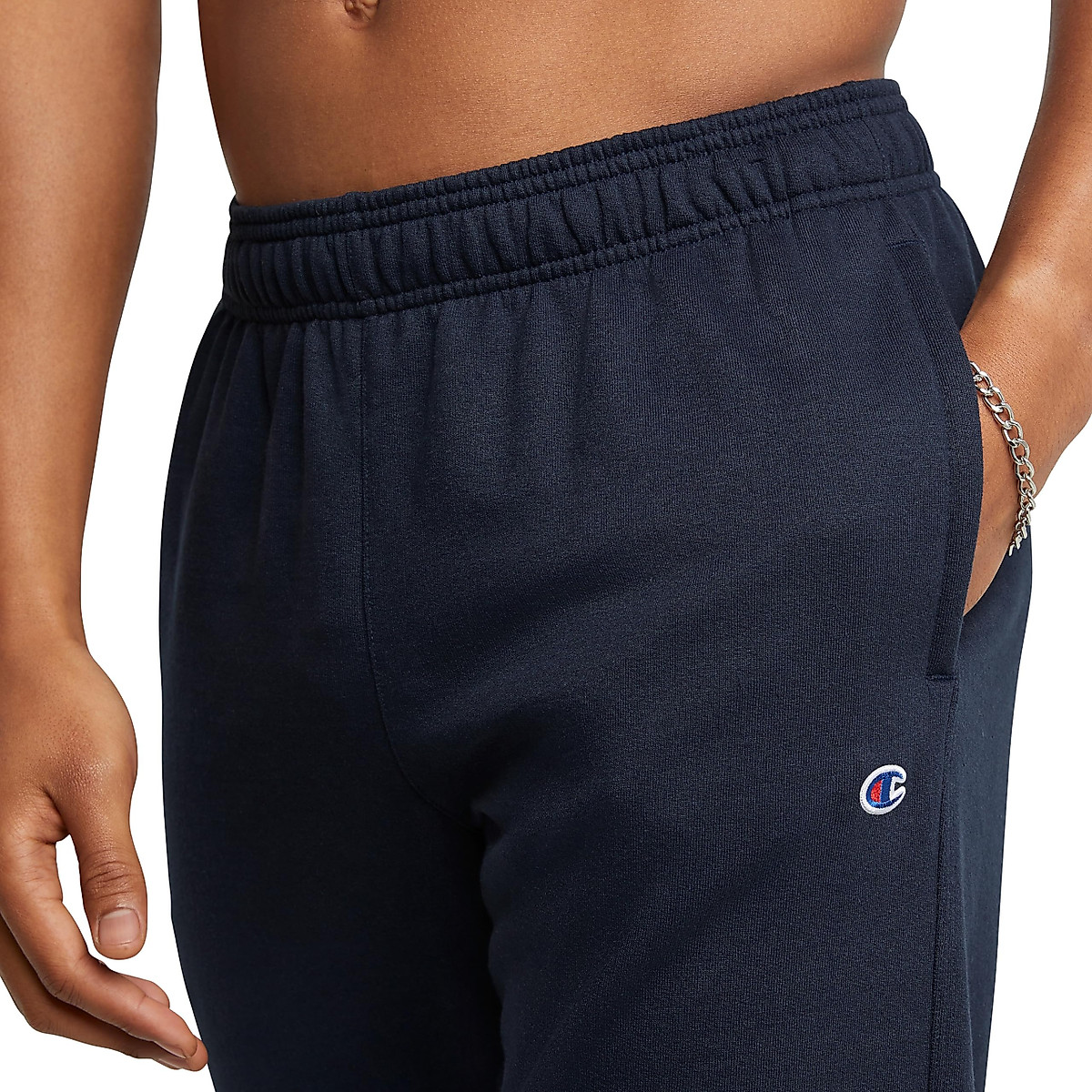 Champion Men's Sweatpants, Powerblend, Relaxed Bottom Pants for Men (Reg. or Big & Tall)