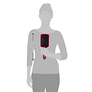 Wet Brush Paddle Detangler Hair Brush, Purple - Ultra-Soft IntelliFlex Detangling Bristles with AquaVent Design - Spread Hair Treatments Evenly - Pain-Free Hair Brush For Women, Men, Wet And Dry Hair