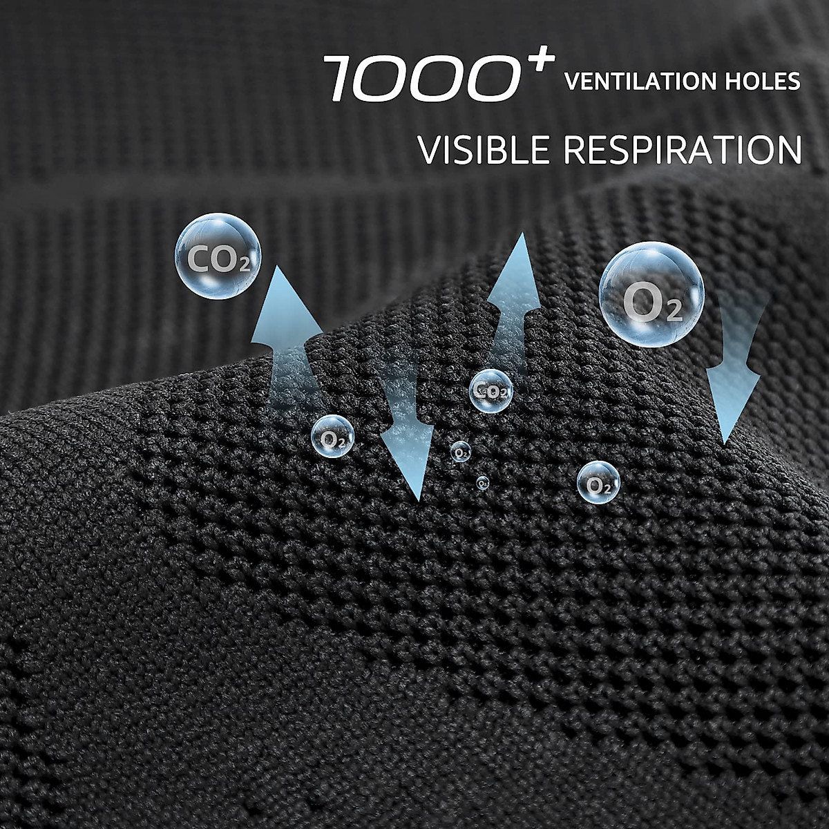 STQ Women Sneakers Fashion Lightweight Breathable Ladies Walking Shoes Black 8